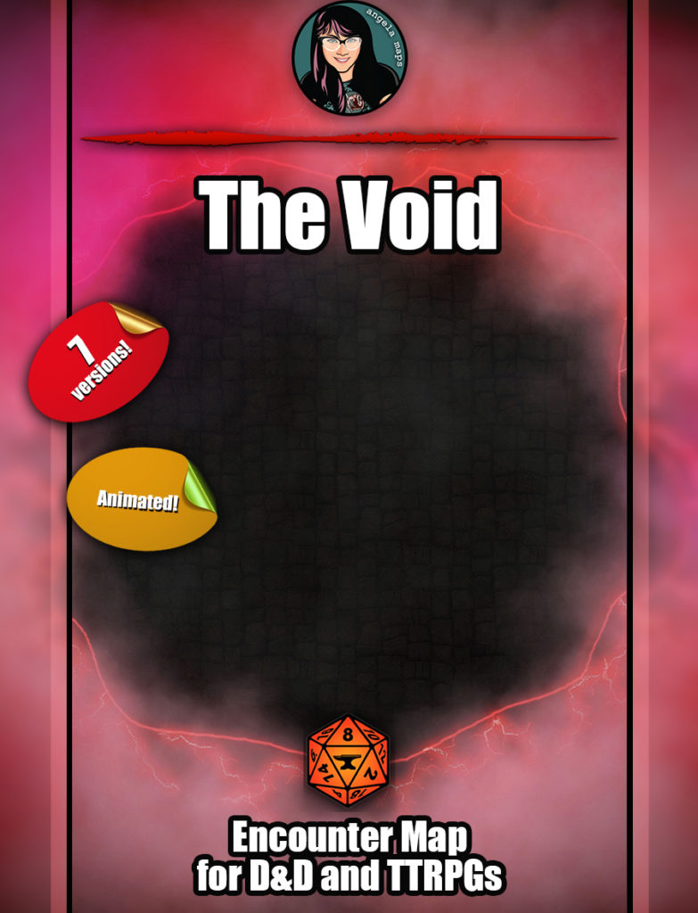 The Void Battle Map With Foundry Vtt Support Animated Webm ⋆ Spooky Action Games Table