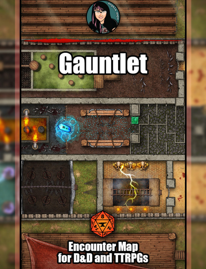 Gauntlet battle map with Foundry VTT support – Animated JPG/WEBM ...