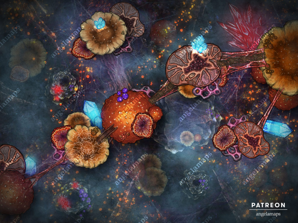 Mushroom Crossing battle map with Foundry VTT support – Animated JPG ...