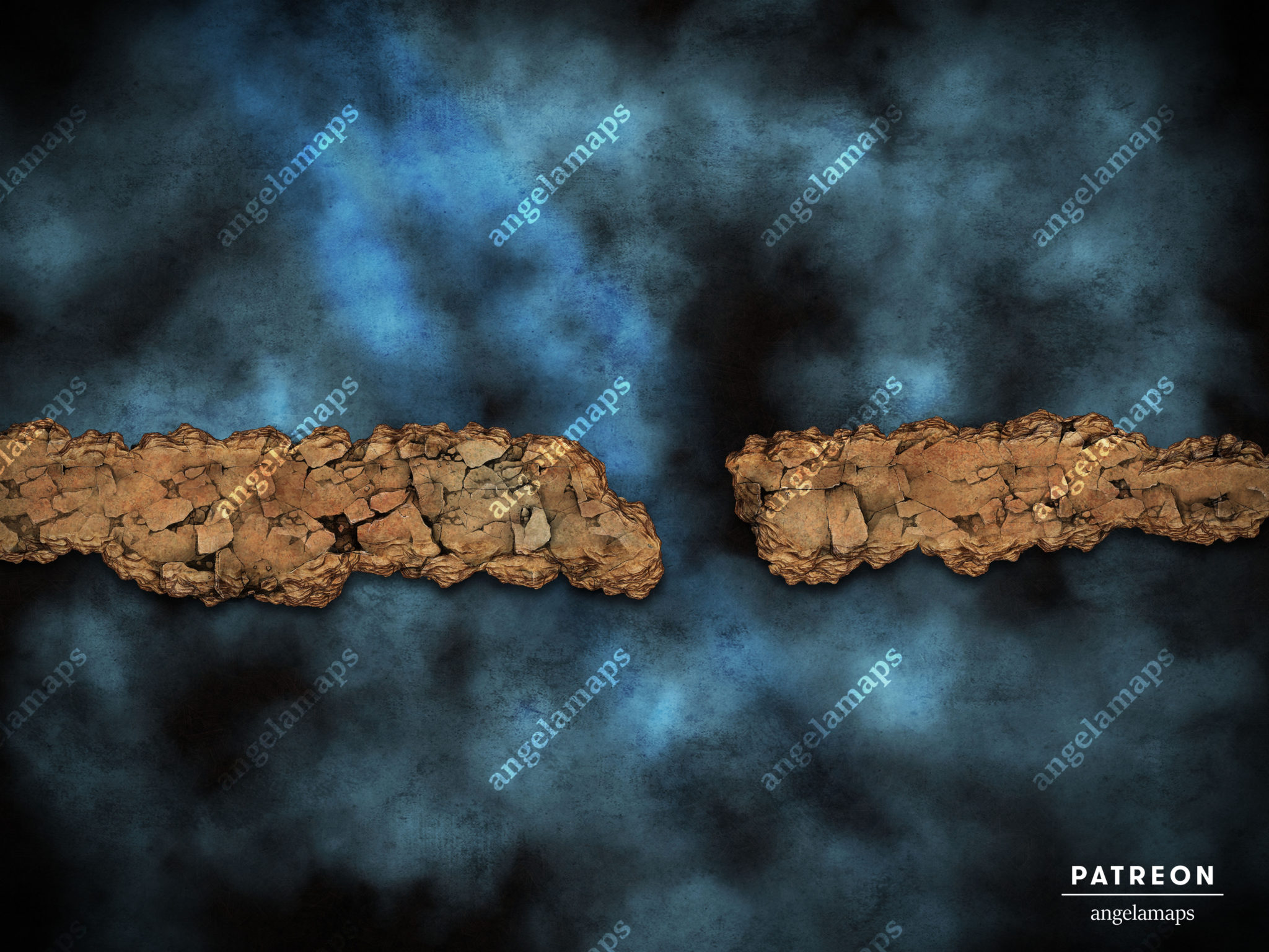 Crumbling Path battle map with Foundry VTT support – Animated JPG/WEBM ...