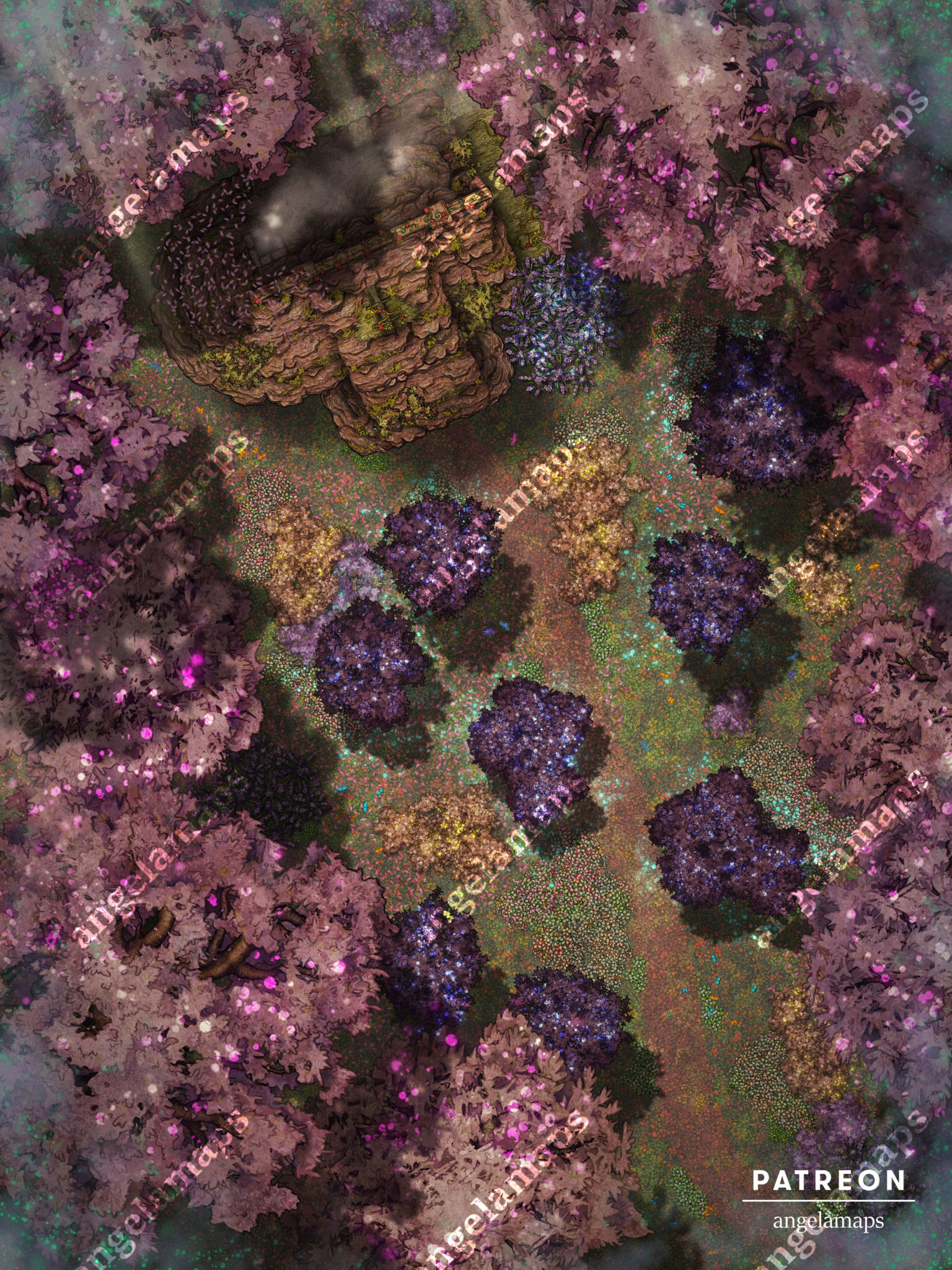 Hag Hut battle map with Foundry VTT support – JPG – Spooky Action Games ...