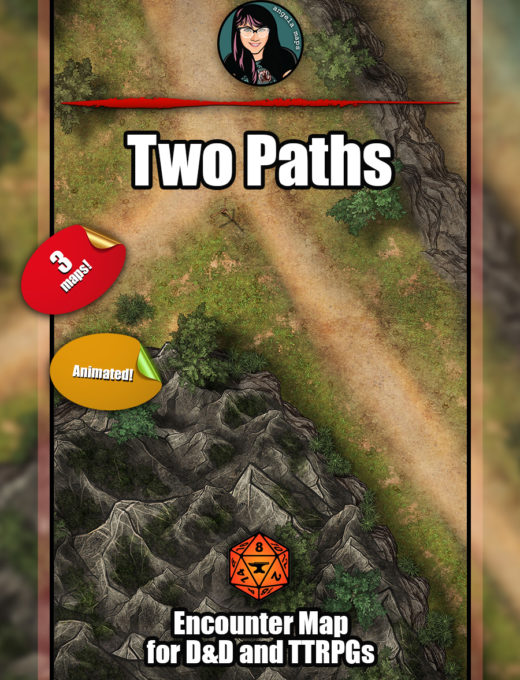Two Paths animated battle map with Foundry VTT support – Spooky Action ...