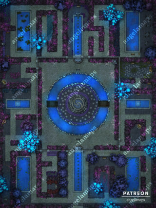 The Garden – beautiful garden maze battle map with Foundry VTT support ...