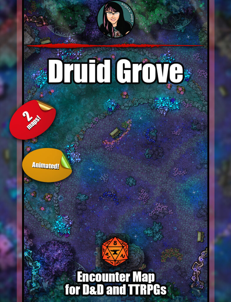 Druid Grove – animated battle map with Foundry VTT support – Spooky ...