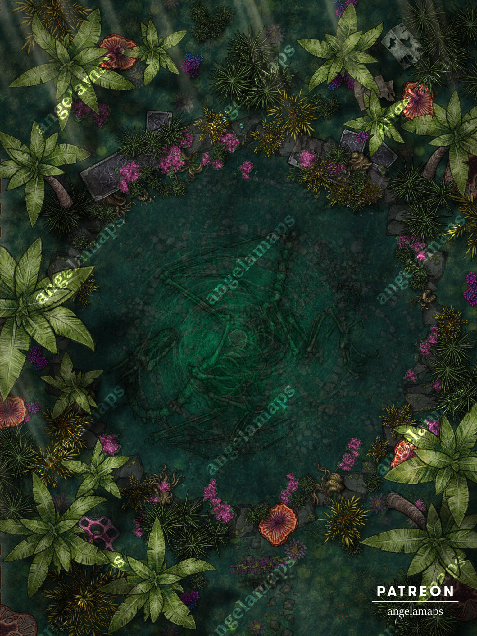 Jungle Pit – beautiful animated battle map with Foundry VTT support ...