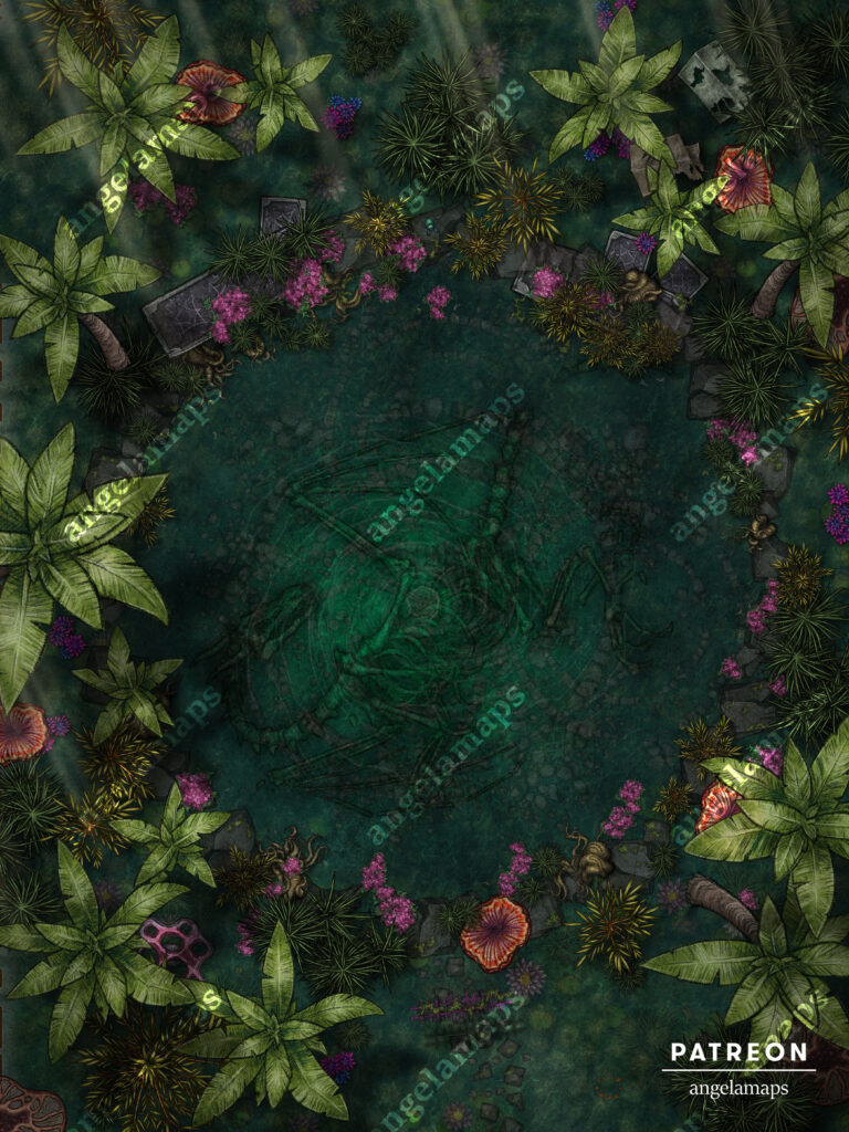 Jungle Pit – beautiful animated battle map with Foundry VTT support ...