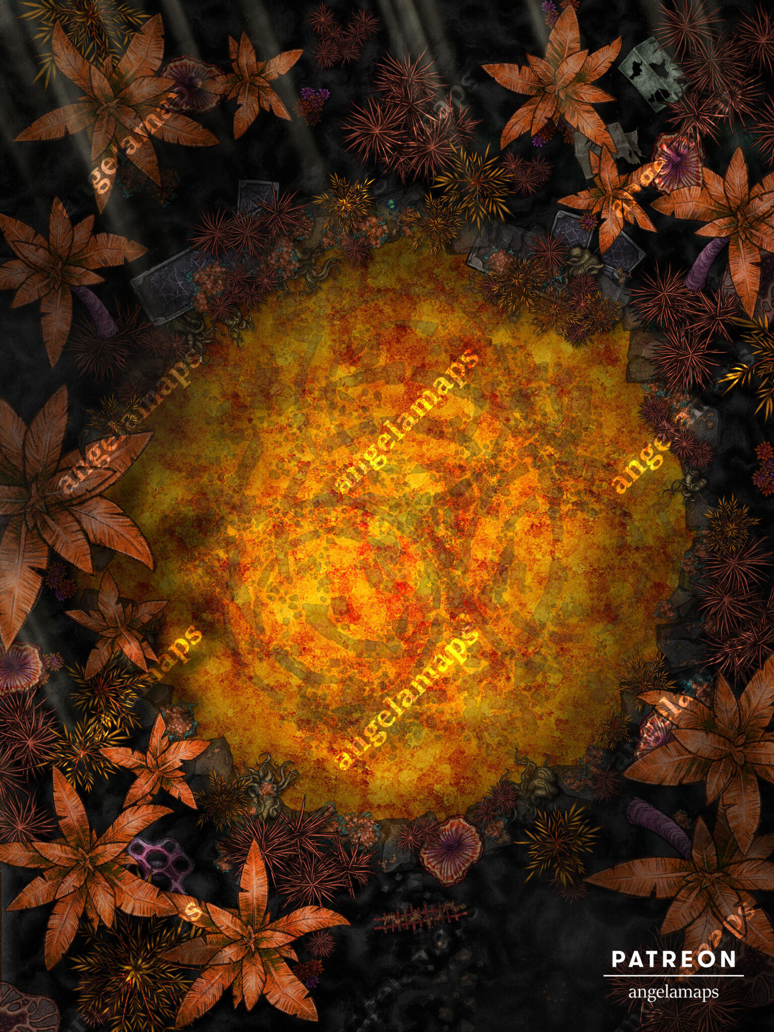 Jungle Pit – beautiful animated battle map with Foundry VTT support ...