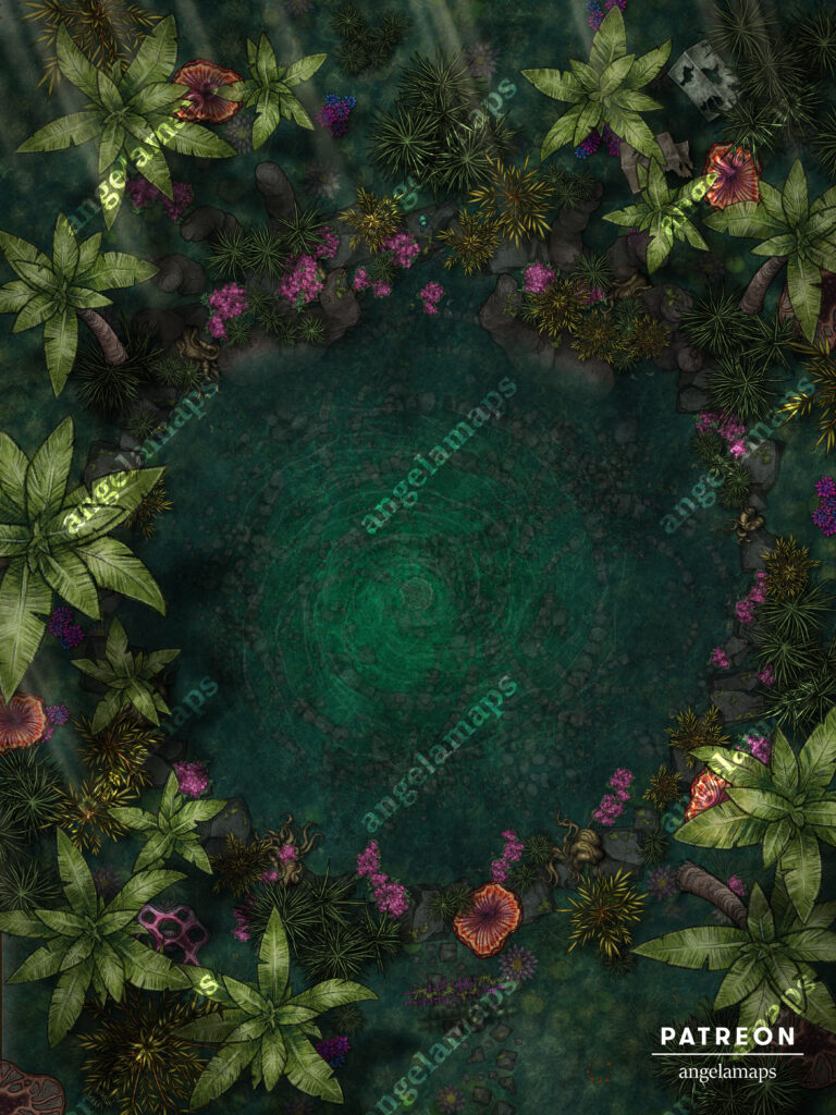 Jungle Pit – beautiful animated battle map with Foundry VTT support ...