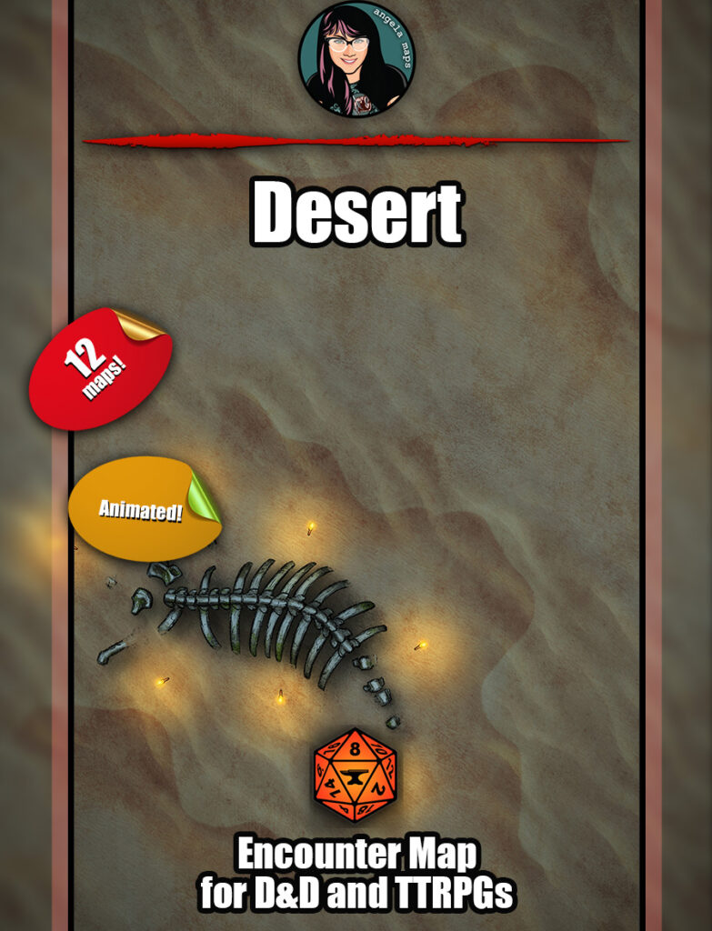 Desert – animated battle map pack with Foundry VTT – Spooky Action ...