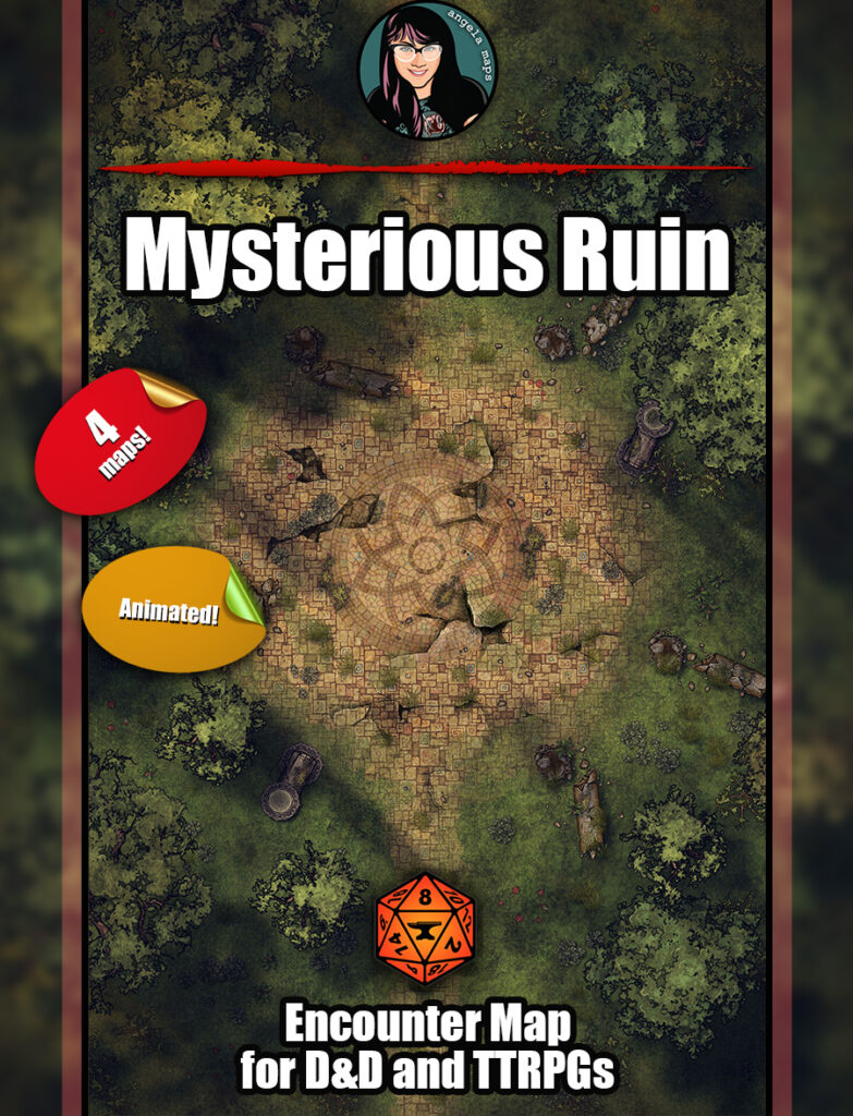 Mysterious Ruin – animated battle map pack with Foundry VTT – Spooky ...