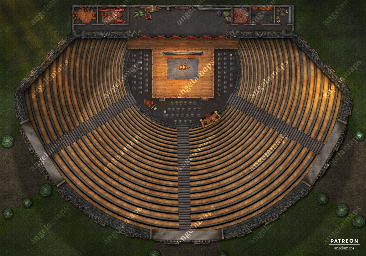 Theatre – battle map pack with Foundry VTT – Spooky Action Games ...