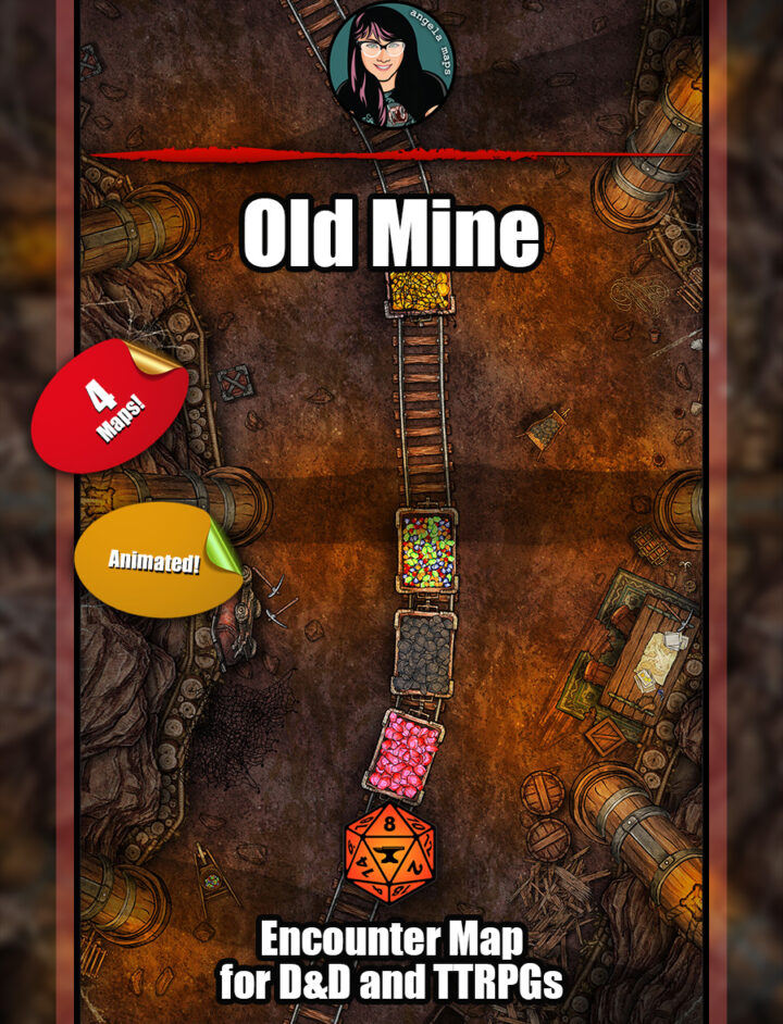 Old Mine- animated battle map pack with Foundry VTT – Spooky Action ...