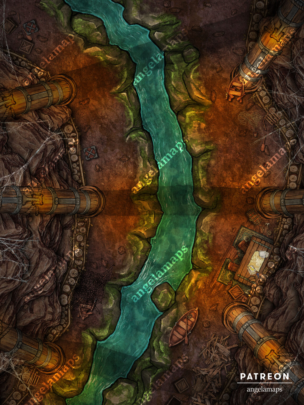 Old Mine- animated battle map pack with Foundry VTT – Spooky Action ...