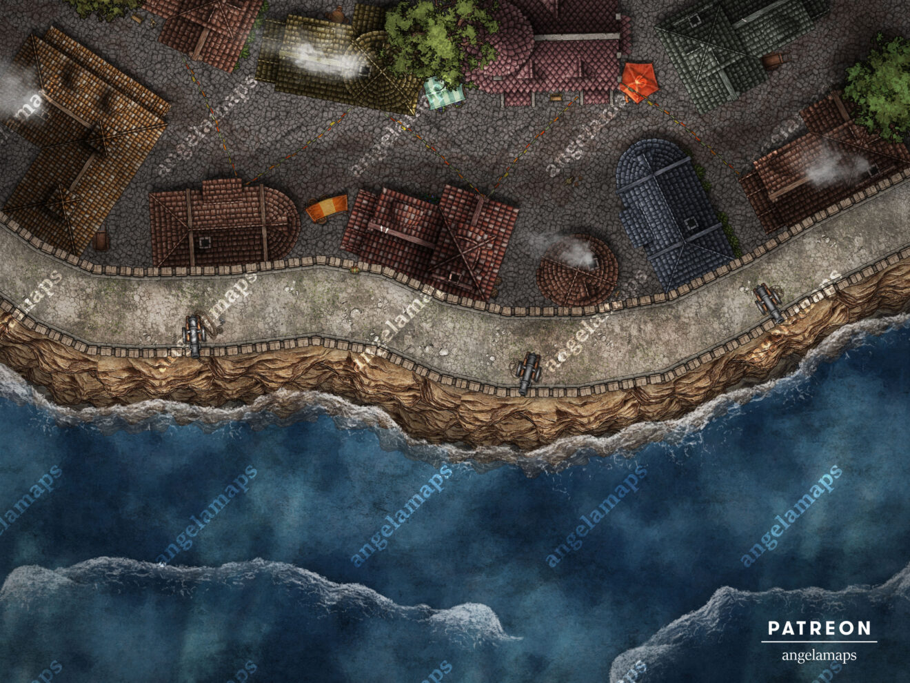 Seaside – animated battle map pack with Foundry VTT – Spooky Action ...